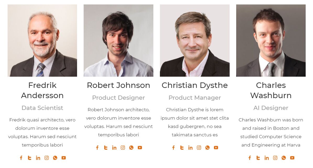 Advanced Team & Member Showcase Block For Gutenberg | WP Missing